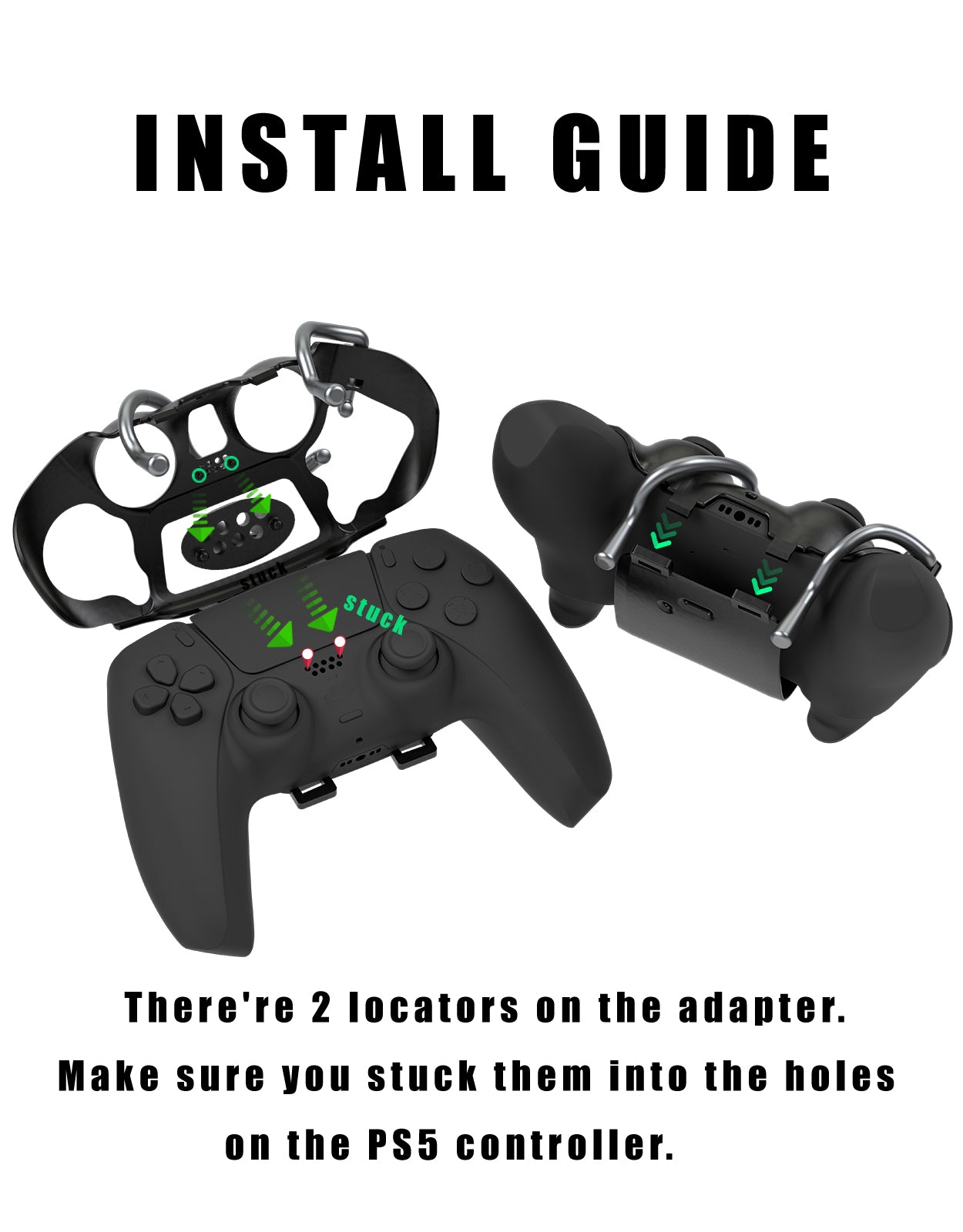 Leverback PS5 DualSense Pro Controller Back Paddles Attachment ...